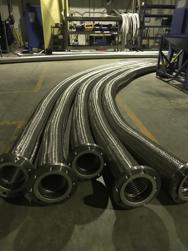 big diameter metal hose